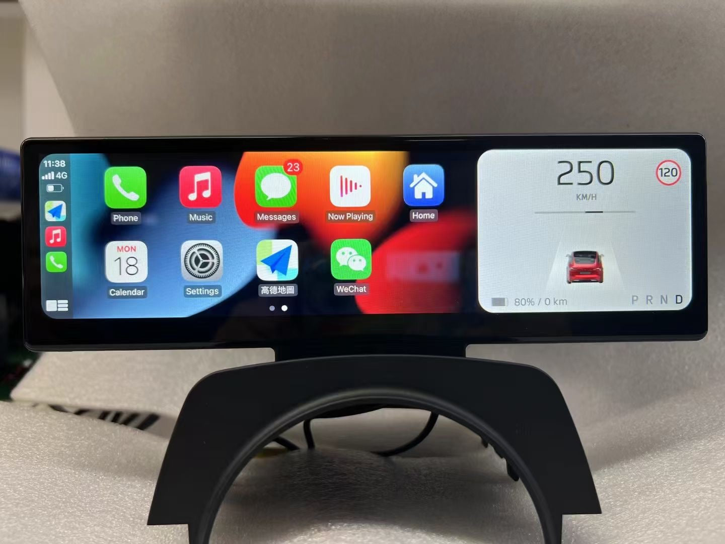 Hautosport 8.8-inch Front Camera Carplay Instrument Cluster for Tesla