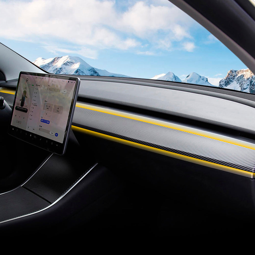 Model 3 & Y Dashboard Dash Cover And Door Trim Cover Extension Panels
