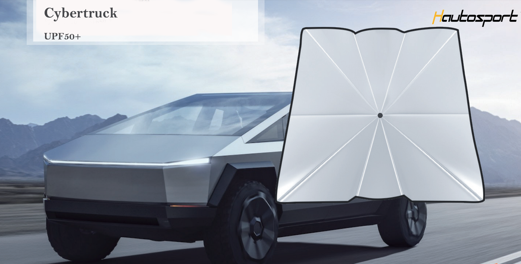 Windshield Sun Shade Umbrella for Cybertruck